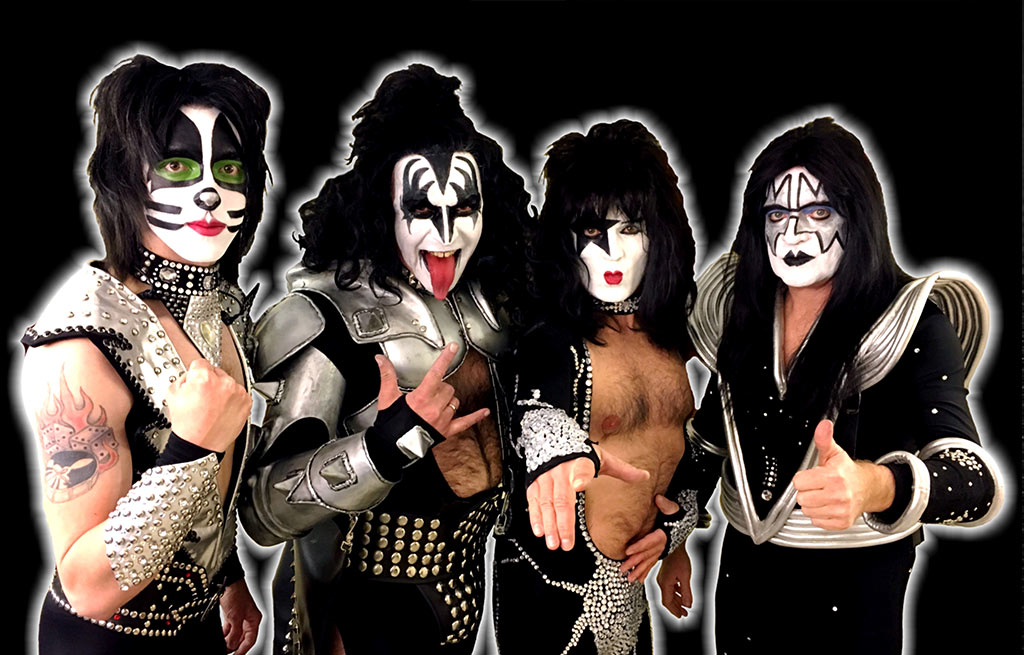 The KISS-Tribute-Band live auf der Tributenight der Metalschmiede ...